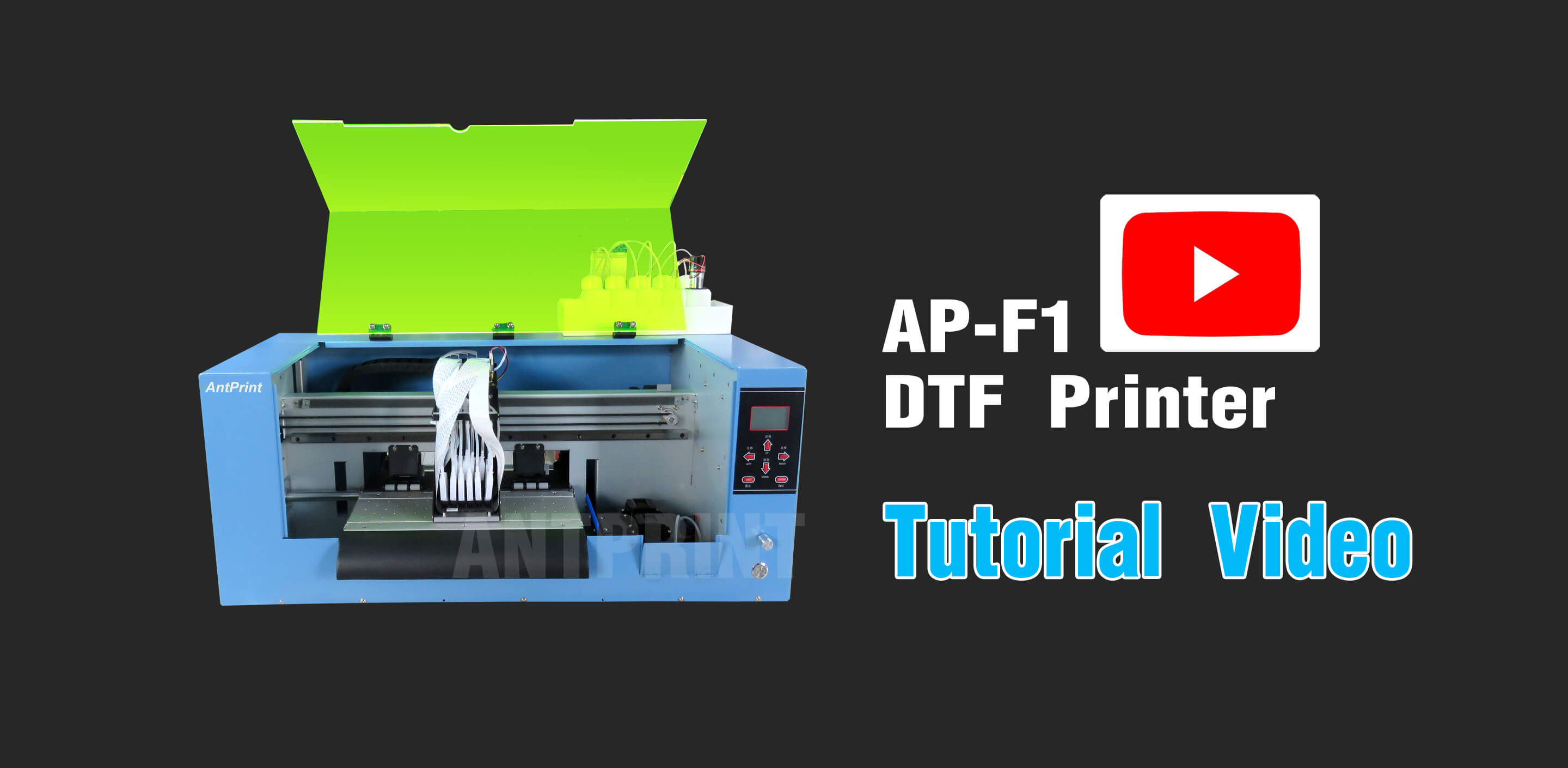DTF Printer Tutorial Video | AntPrint AP-F1 – Specialized In The ...