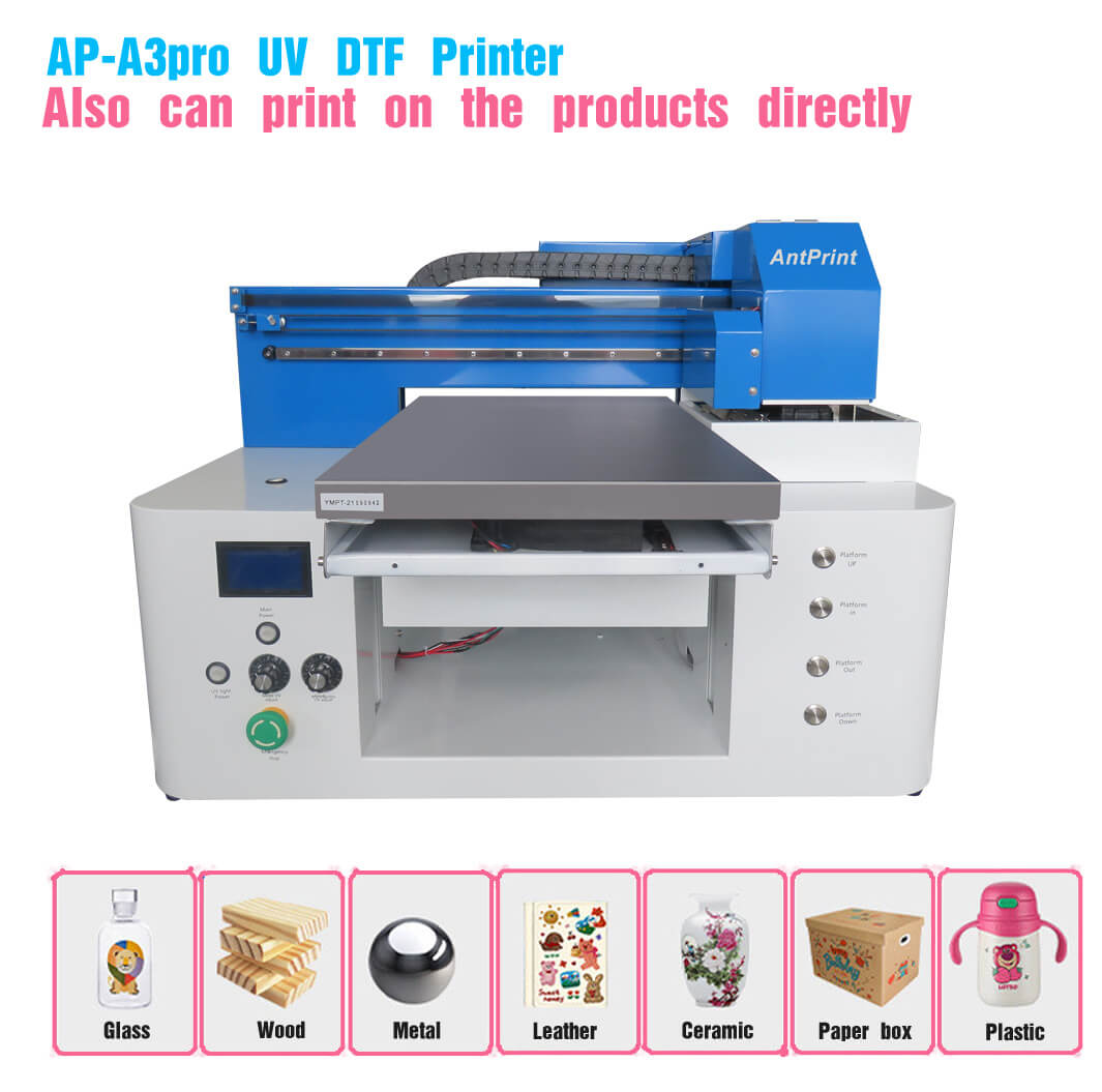 13'' A3 Flatbed UV DTF Sticker Printer Price For Cup Wraps ...
